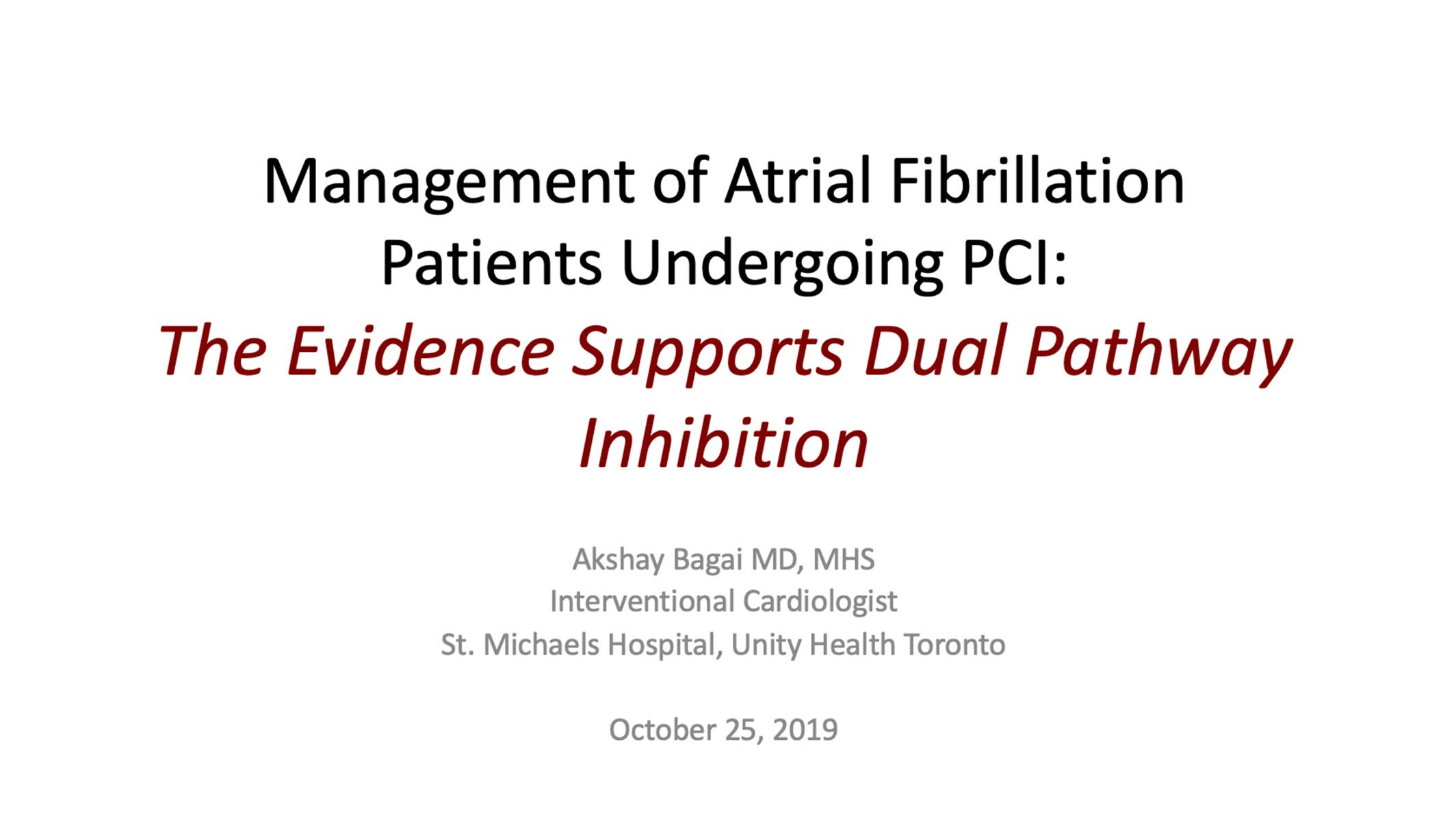 Management of Atrial Fibrillation Patients Undergoing PCI: The Evidence ...